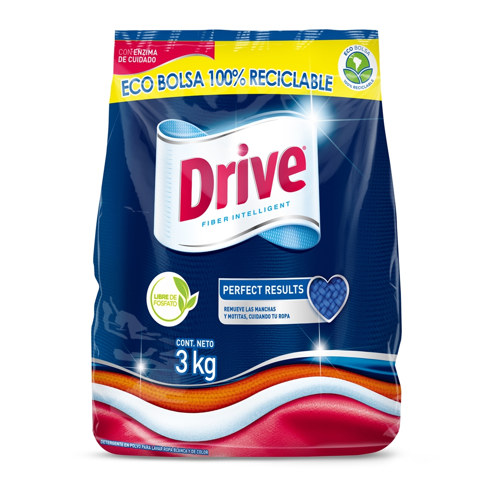 DRIVE DETERGENTE MATIC POLVO 3 KILOS - Lagos Distribuidores