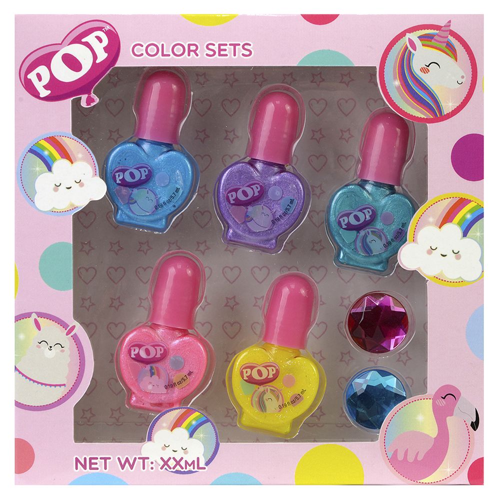 MARKWINS COLOR SET UNAS POP BRILLOS ESMALTES X5 - Lagos Distribuidores