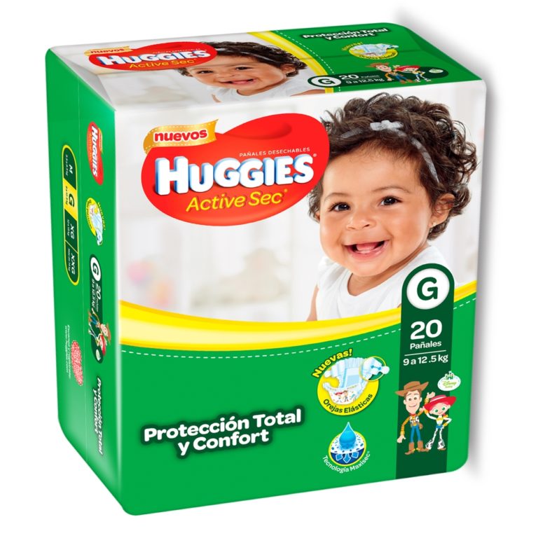 HUGGIES PANAL BEBE ACTIVE SEC G X20 - Lagos Distribuidores